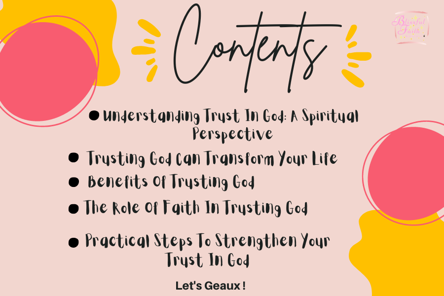 How To Go From Struggle To Surrender: Learning To Trust God - Blissful ...